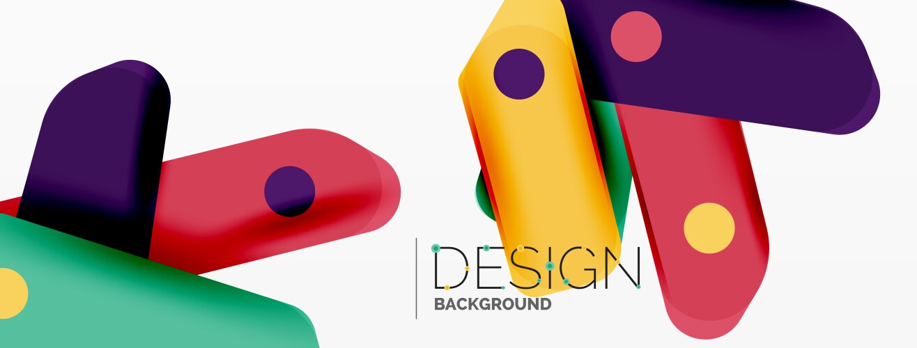 Tech minimal geometric wallpaper creative Vector Image