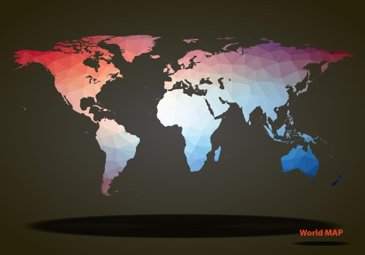 Triangle World Map Vector Images (over 5,800)