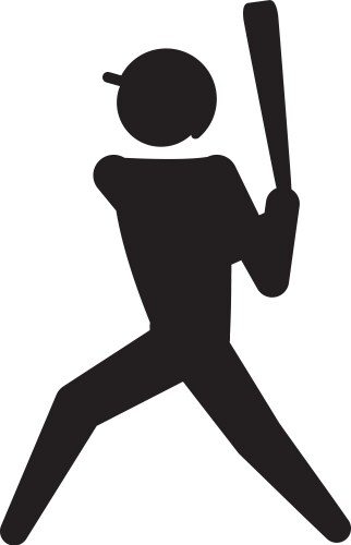 Stick Figure Baseball Bat Vector Images (79)