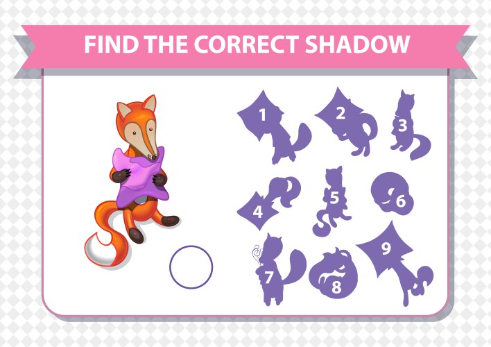 Educational worksheet for preschool kids find Vector Image