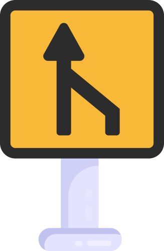 Road guideboard Royalty Free Vector Image - VectorStock