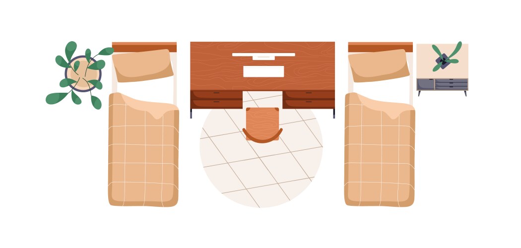 Cartoon House Plan View Vector Images (over 1,300)