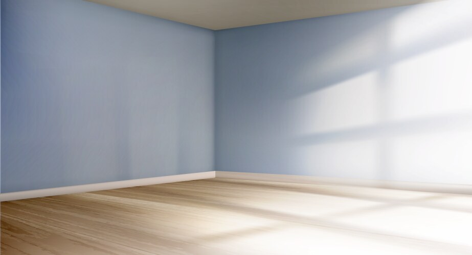 Empty white room Royalty Free Vector Image - VectorStock