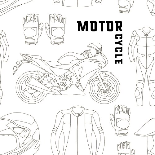Motorcycle Pattern Vector Images (over 11,000)
