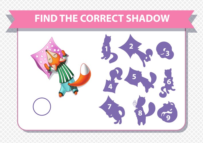 Educational worksheet for preschool kids find Vector Image