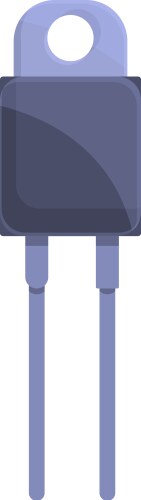 Variable resistor icon cartoon style Royalty Free Vector