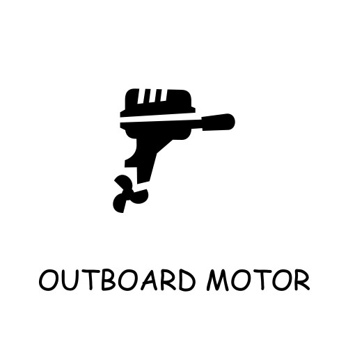Outboard motor Vector Images & Graphics for Commercial Use | VectorStock