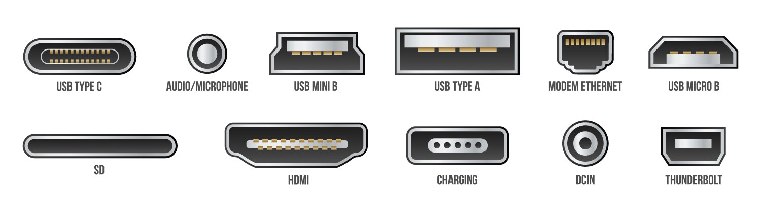 Usb type b Vector Images & Graphics for Commercial Use | VectorStock