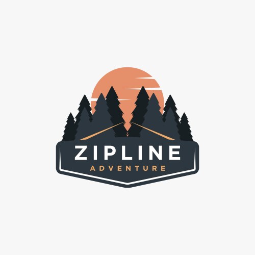 Mountain adventure logo emblems and badges camping
