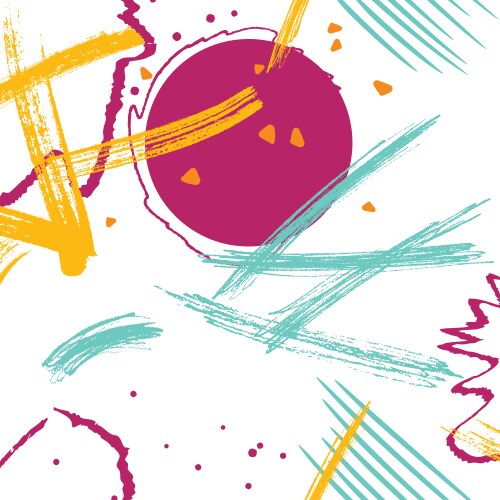 Abstract graffiti characters Royalty Free Vector Image