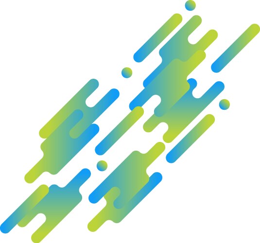 Rounded Lines Shapes In Diagonal Rhythm Dynamic Vector Image