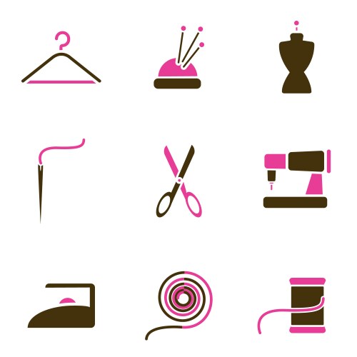 Tailoring Icon Vector Images (over 60,000)