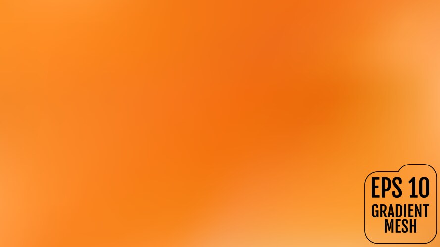 Abstract orange and gold blurred gradient Vector Image