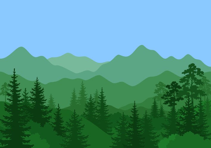 Mountain Trees Vector Images (over 110,000)