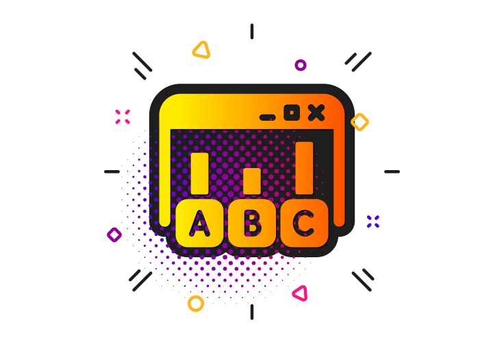 Survey results icon best answer sign Royalty Free Vector