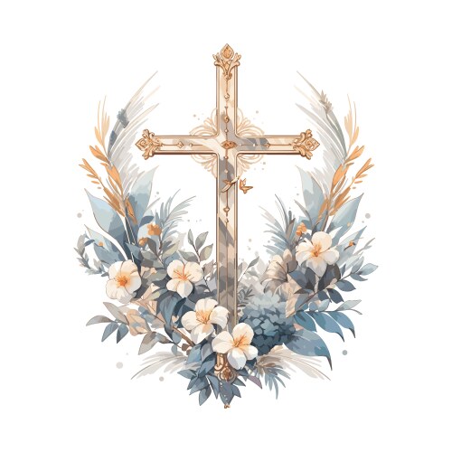 Flower Cross Vector Images (over 16,000)