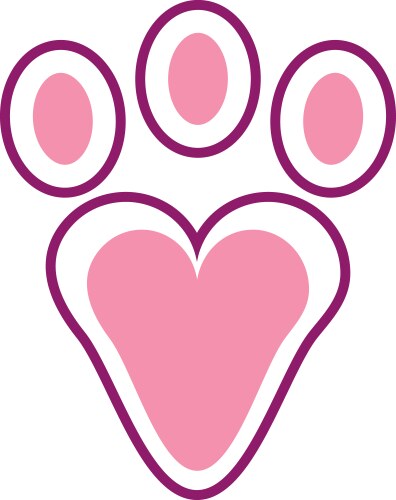 Pink Paw Vector Images (over 4,800)