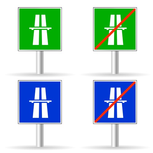 Road arrows sign Royalty Free Vector Image - VectorStock