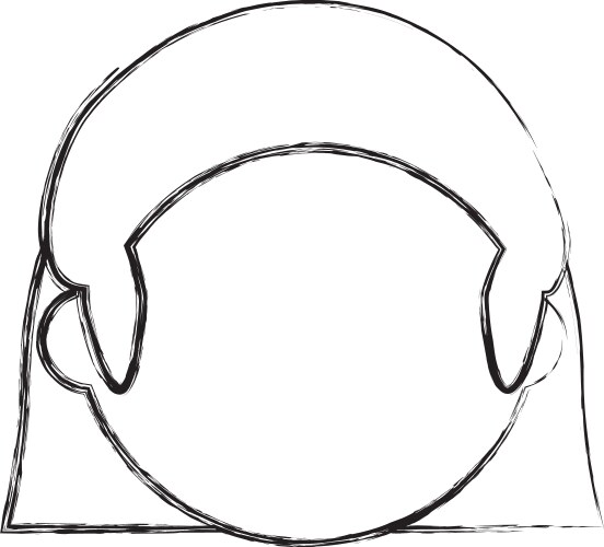 Woman faceless head Royalty Free Vector Image - VectorStock