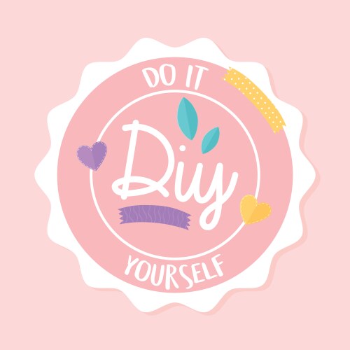 Do it yourself cartoons Royalty Free Vector Image