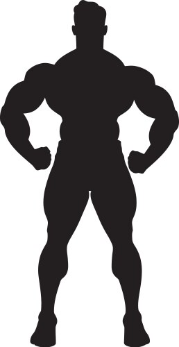 Bodybuilding and slacklining balance and muscle Vector Image