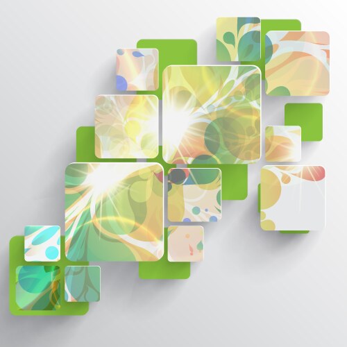 Colorful template for advertising Royalty Free Vector Image