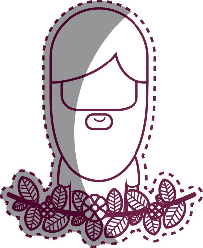 Man peace and love relax Royalty Free Vector Image