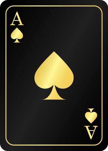 Big gold rectangle frame isolated on black back Vector Image