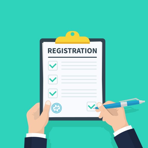 Checklist with tick marks Royalty Free Vector Image