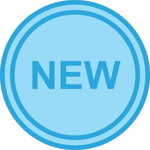 New icon Royalty Free Vector Image - VectorStock