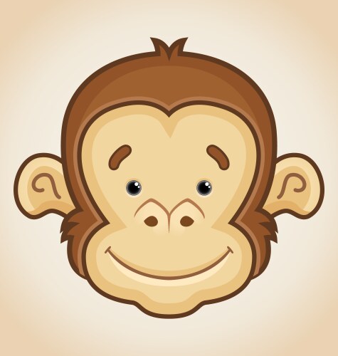 Cartoon Monkey Face Vector Images (over 12,000)