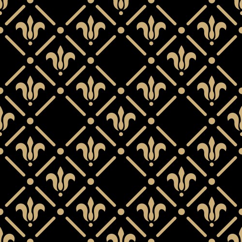 Seamless pattern with king crowns and royal Vector Image