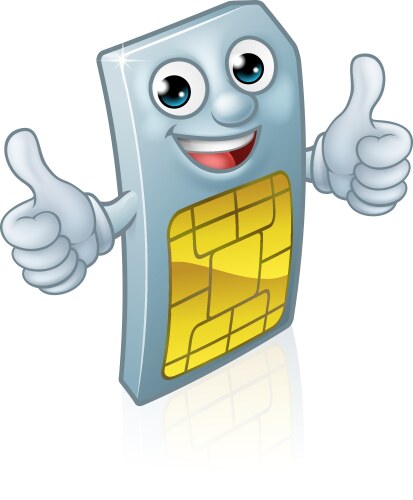 Sim Card Cartoon Vector Images (over 270)