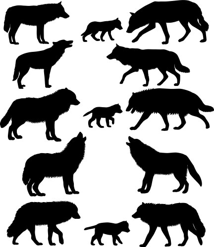 Wolf Vector Images (over 46,000)