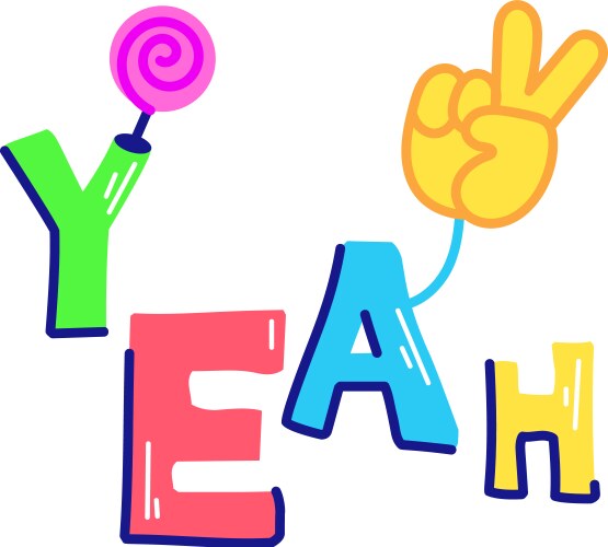 Spark word Royalty Free Vector Image - VectorStock