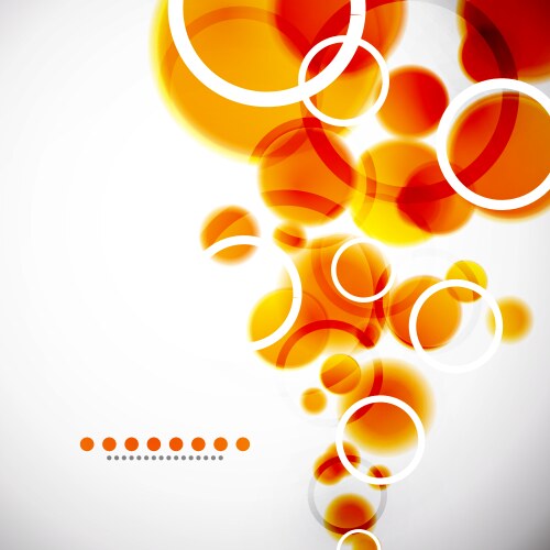 Abstract shapes made of water bubbles Royalty Free Vector