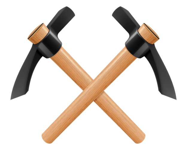 Pickaxe Crossed Vector Images (over 930)