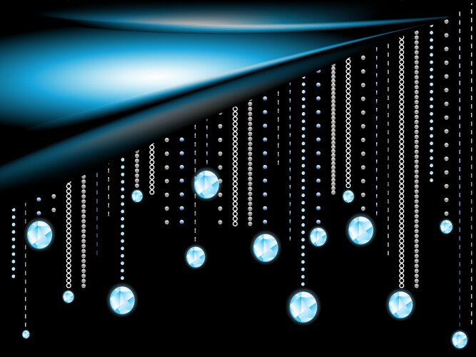 Glowing diamond background Royalty Free Vector Image