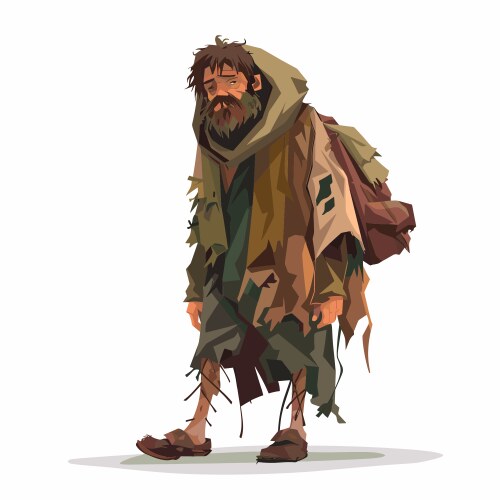 Homeless Man Vector Images (over 5,500)