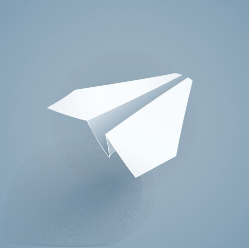 Paper cap as origami Royalty Free Vector Image