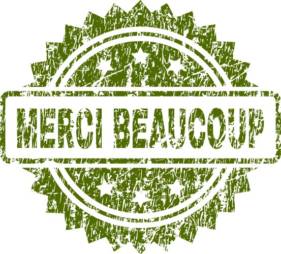 Merci Beaucoup Vector Images (50)