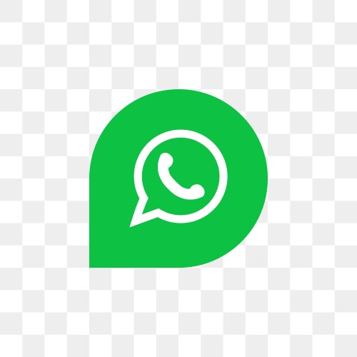 Whatsapp social media icon design template Vector Image