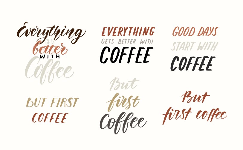 Coffee Quotes Vector Images (over 12,000)
