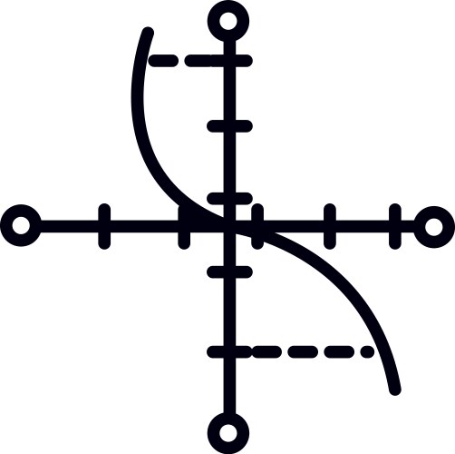 Math education school science trigonometry graph Vector Image