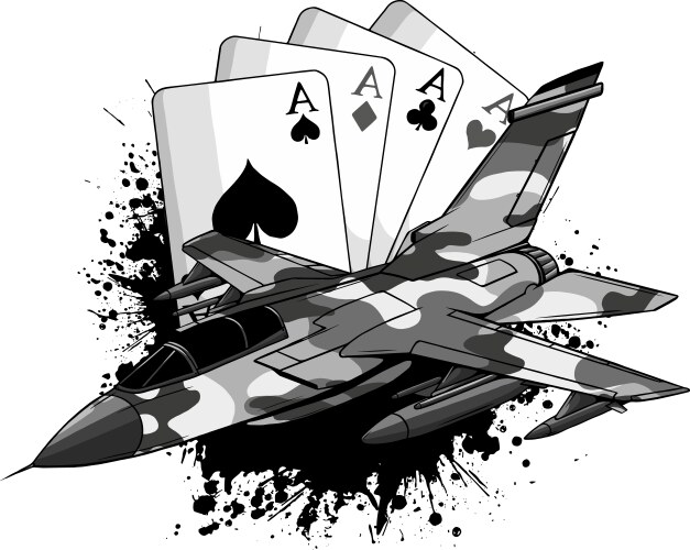 Modern russian jet fighter aircraft Royalty Free Vector