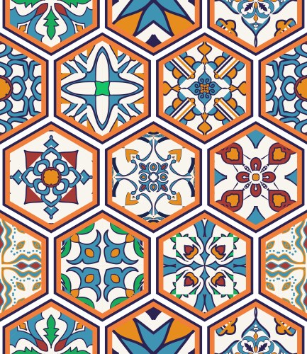 Seamless texture beautiful colored pattern Vector Image