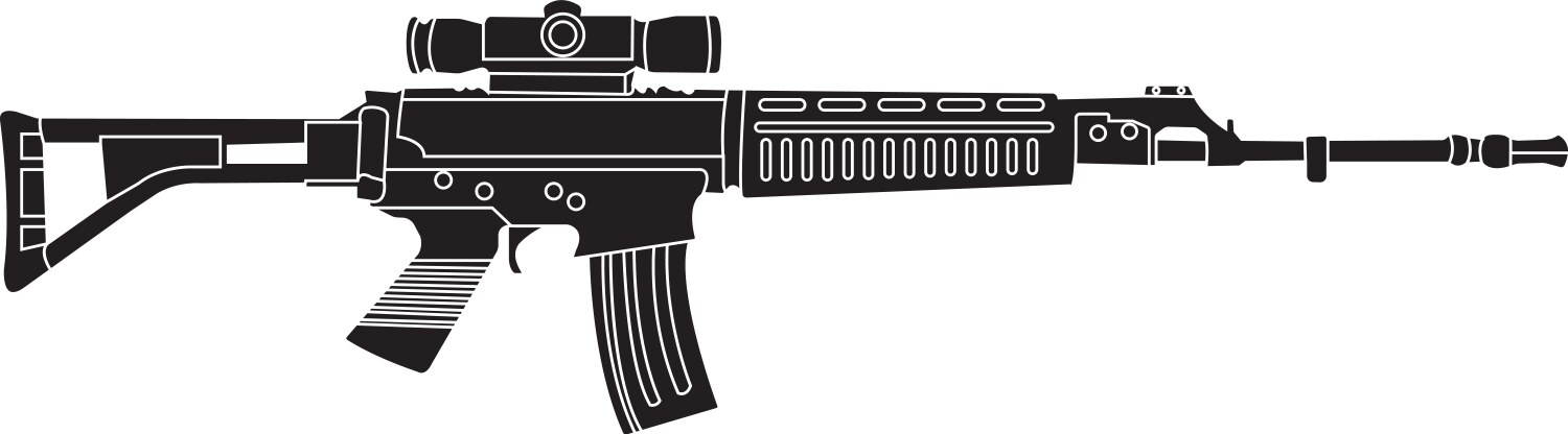 Assault Rifle Icon Vector Images (over 4,800)