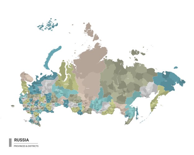 Russia Map Vector Images (over 11,000)