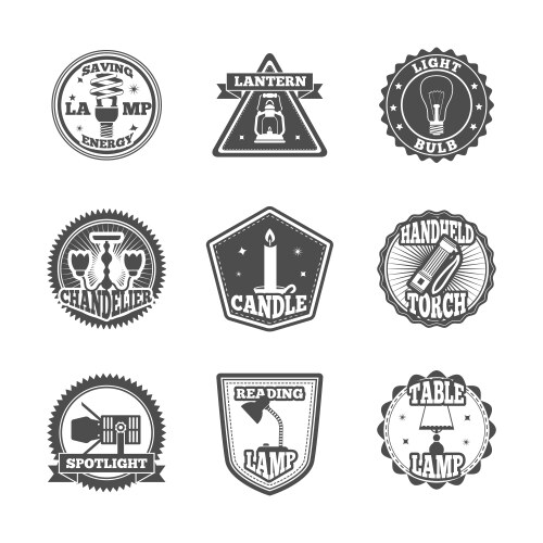 Candle safety regulations linear manual label Vector Image