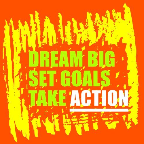 Motivation quote with texture background Vector Image